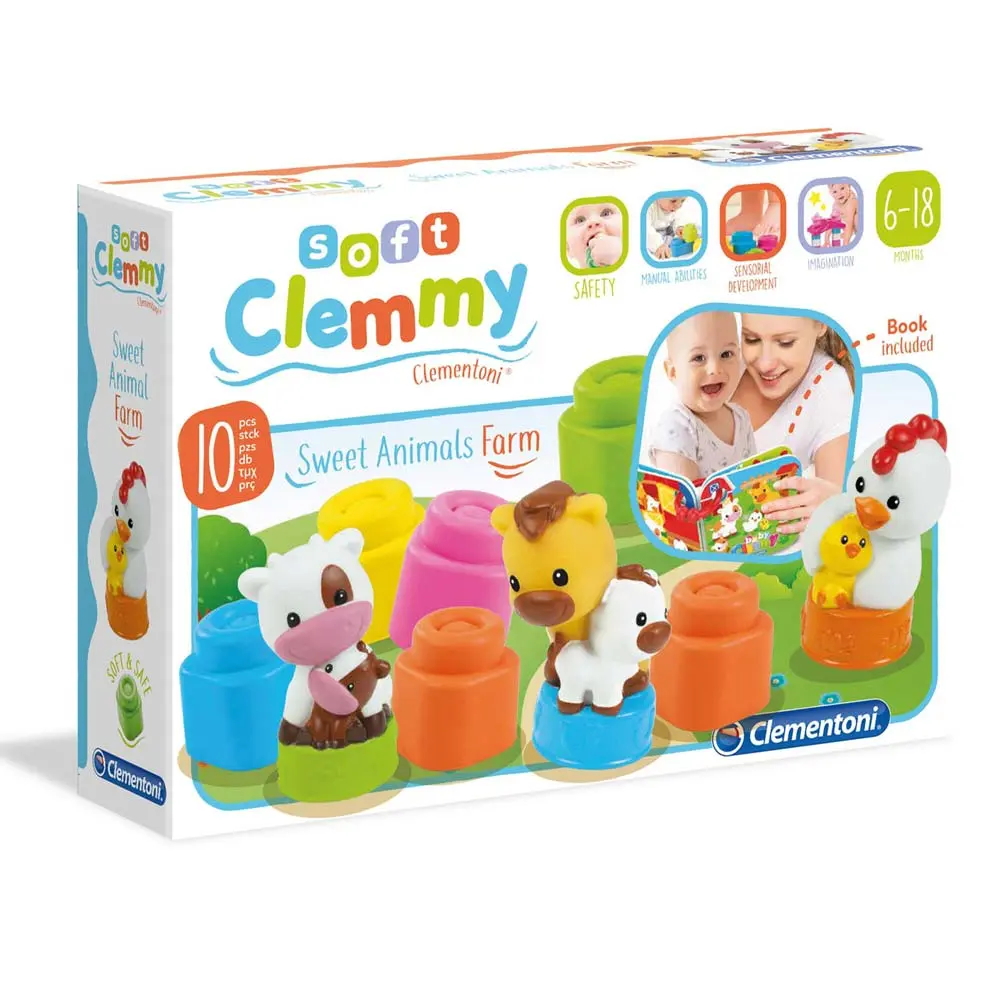 CLEMENTONI Kocke farma Clemmy Baby