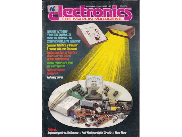 ELECTRONICS THE MAPLIN MAGAZINE NOVEMBER/1985