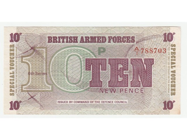 10 Ne Pence - 1972 - British Armed Forces