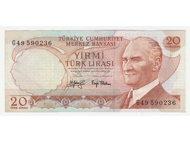 20 Lira - 1979 - Turska