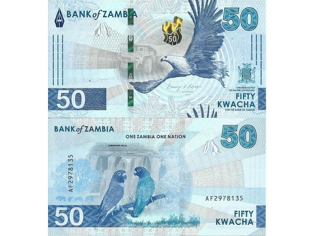 ZAMBIA 50 kwacha 2024. UNC