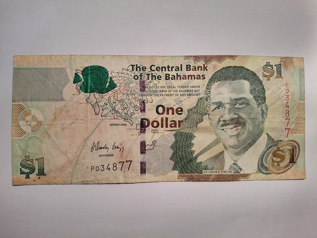 1 dolar BAHAMI