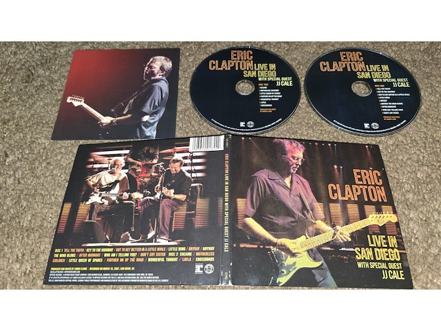 Eric Clapton - Live in San Diego 2CDa , ORIGINAL