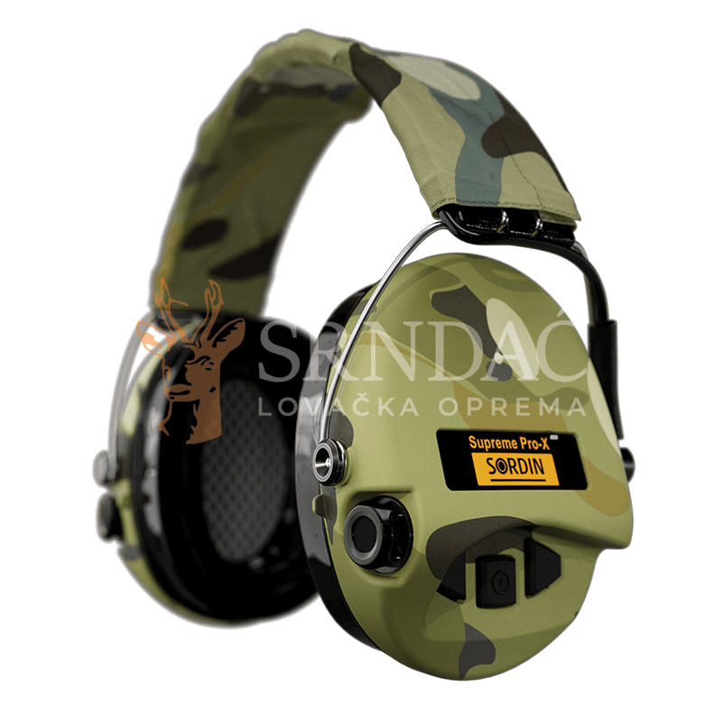 Sordin Supreme PRO-X LED Antifoni Camo