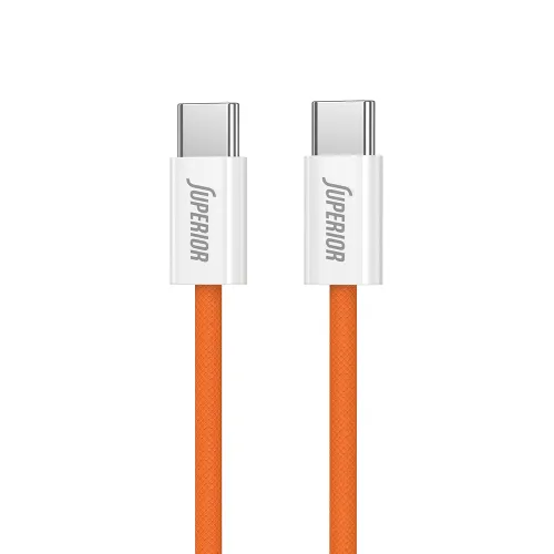 USB data kabl Superior SU-K1025 Type C na Type C 60W 1m narandžasti (MS)