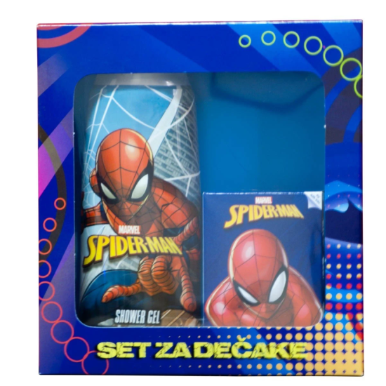 Disney Spiderman set gel za tuširanje 250ml i toaletna voda 30ml
