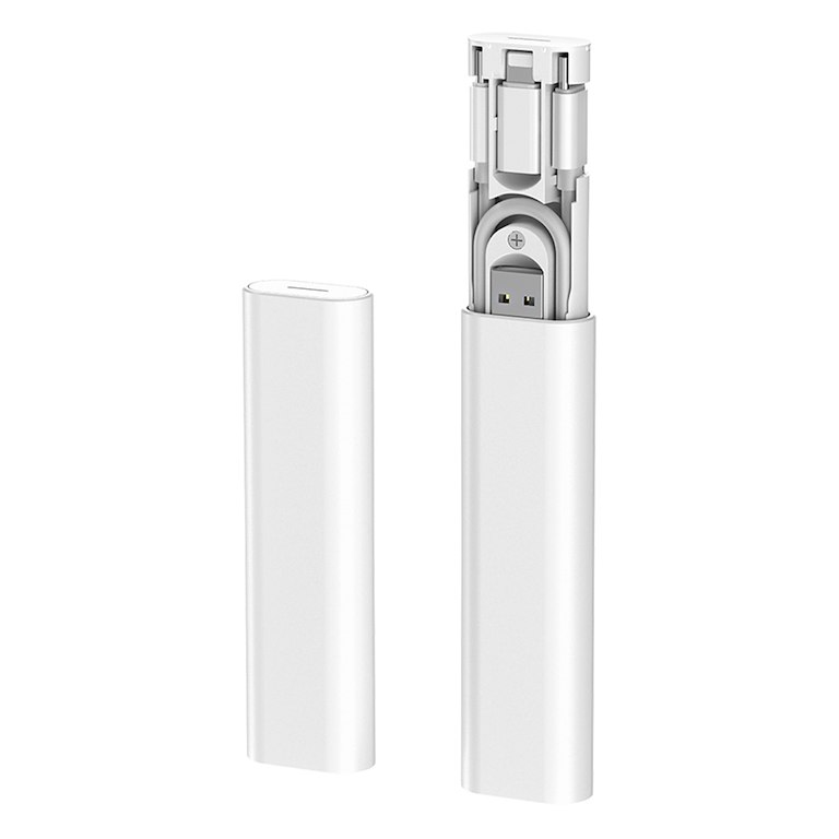 KLASTER, plastična kutija sa adapterima, beli