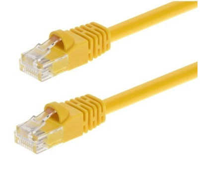 Patchcord kabl UTP cat6 CCA 0,3m žuti