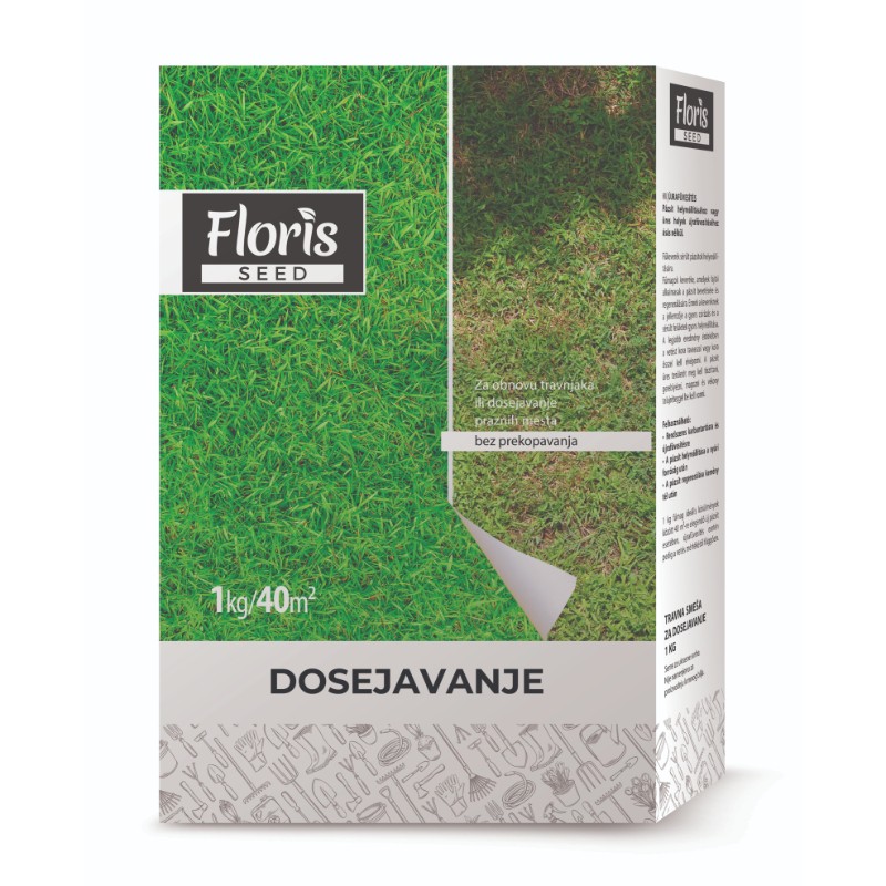 FLORIS-TRAVNA SMEŠA ZA DOSEJAVANJE I OBNOVU TRAVNJAKA 1KG