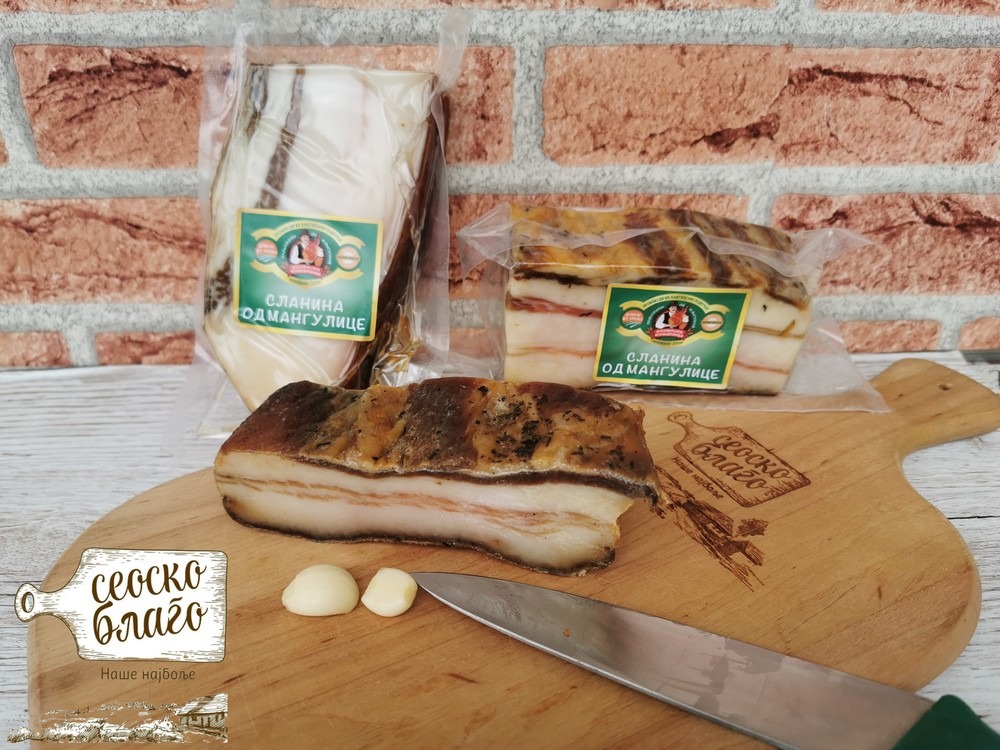 Bojčinska domaća slanina od mangulice 200gr – komad