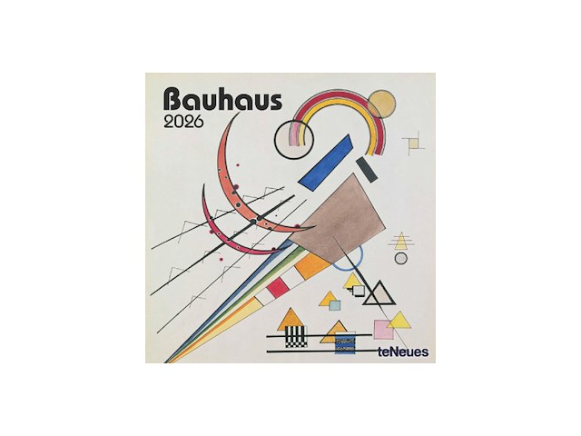 Zidni kalendar 2026 - Bauhaus, 30x30 cm