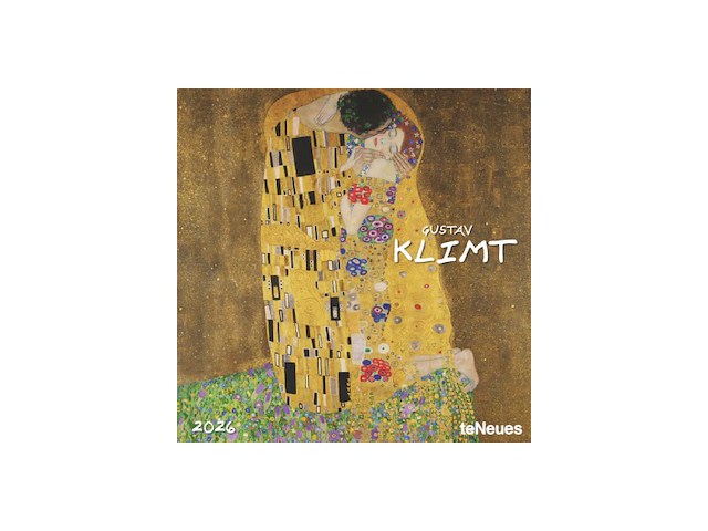 Zidni kalendar 2026 - Gustav Klimt, 30x30 cm