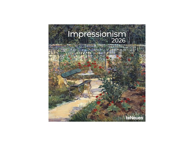 Zidni kalendar 2026 - Impressionism, 30x30 cm