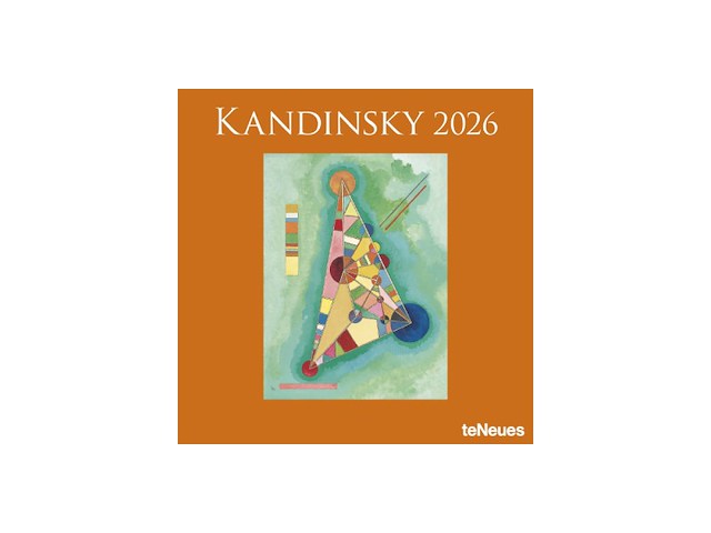 Zidni kalendar 2026 - Kandinsky, 30x30 cm