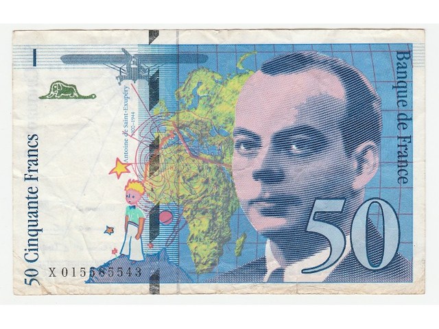 50 Francs, Franaka - 1994 - Francuska