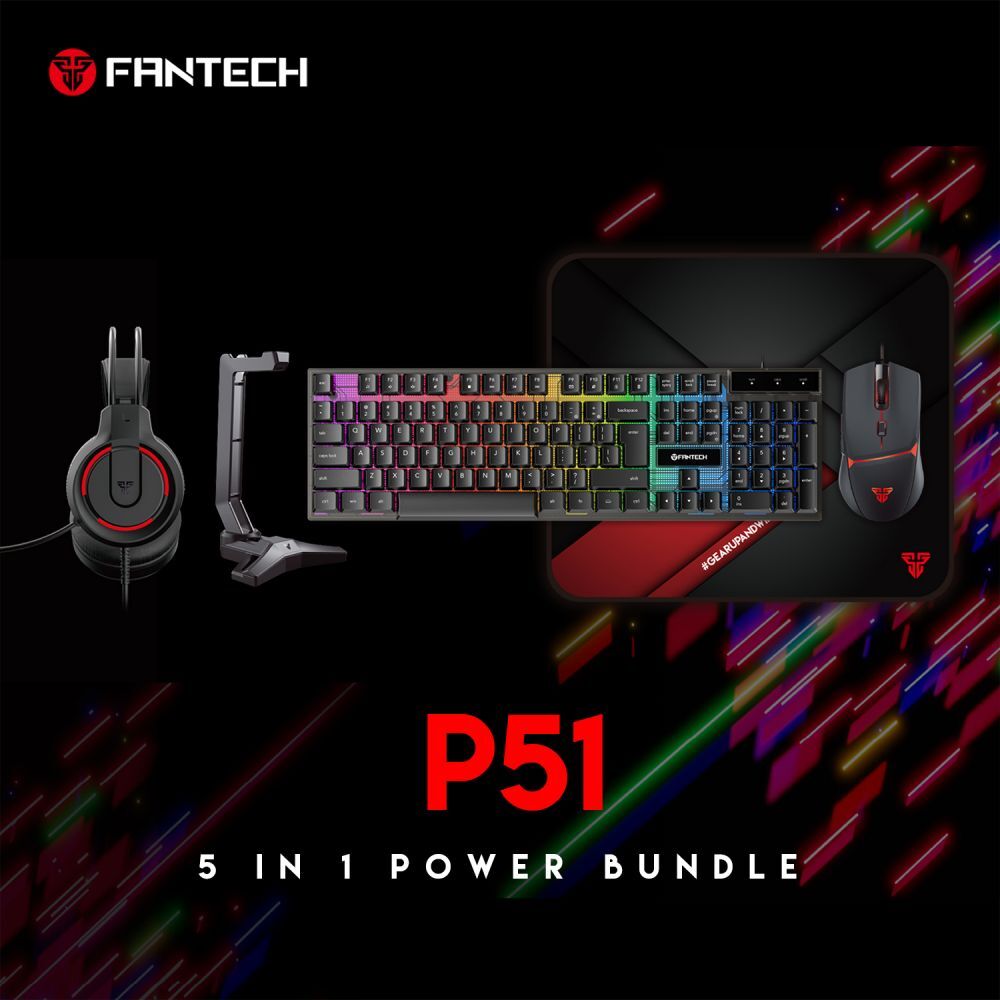 Combo set Gaming Fantech P51 Power 5u1ID EK000807044