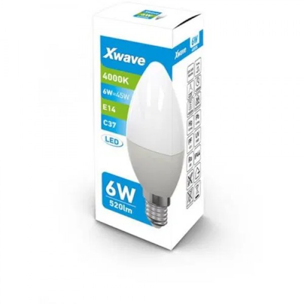 Xwave E14 6W 4000K bela led sijalica
