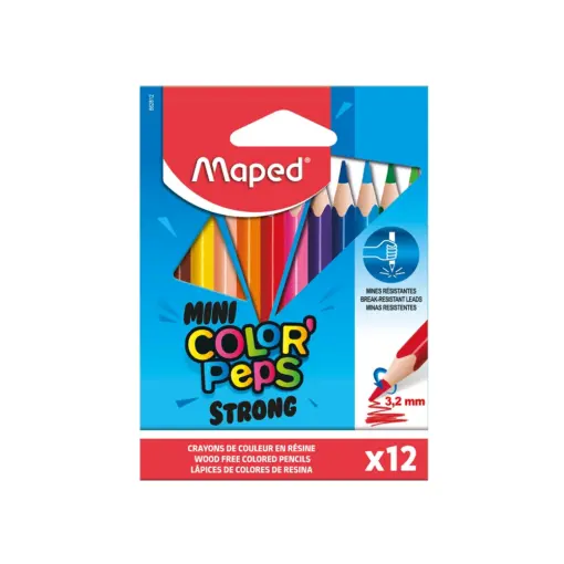 BOJICE ZA CRTANJE MAPED 1/12 COLOR`PEPS STRONG MINI