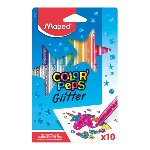 FLOMASTERI MAPED COLOR`PEPS GLITER 1/10