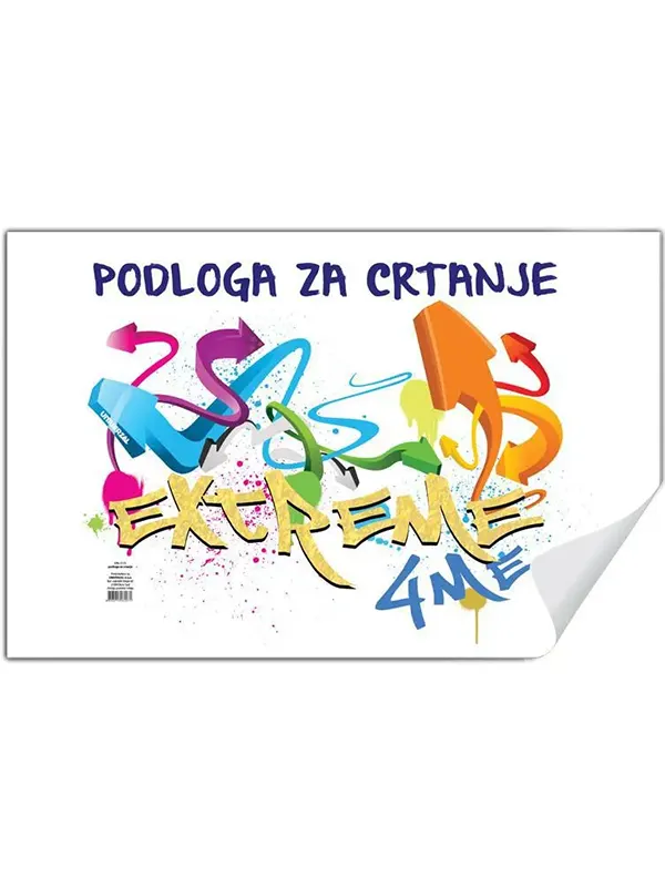 Podloga za crtanje pvc 65x45cm