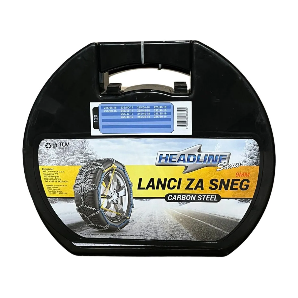LANCI ZA SNEG GT 120 9MM ( 118101 222084 16039 KN120 ) HEADLINE