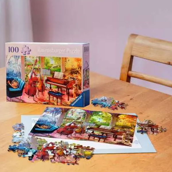 Ravensburger puzzle (slagalice) - 100XL Četiri godišnja doba u muzici RA12001366