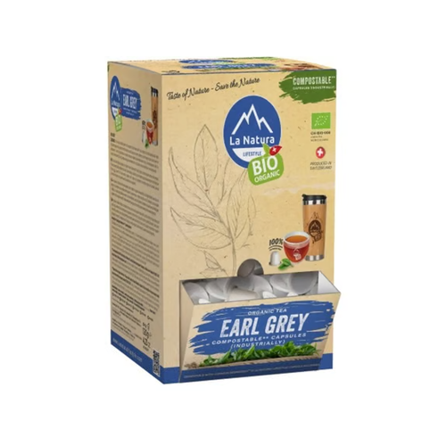 La Natura Lifestyle BIO čaj Earl Grey & Citrus – dispenzer - 100 kapsula