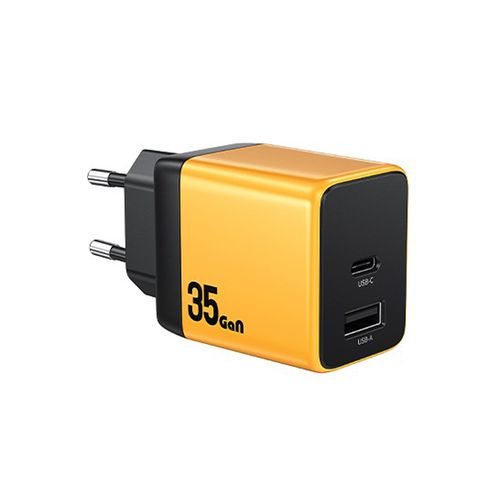 Wekome WP-U36 Superbrzi Strujni GaN punjač 35W, žuti