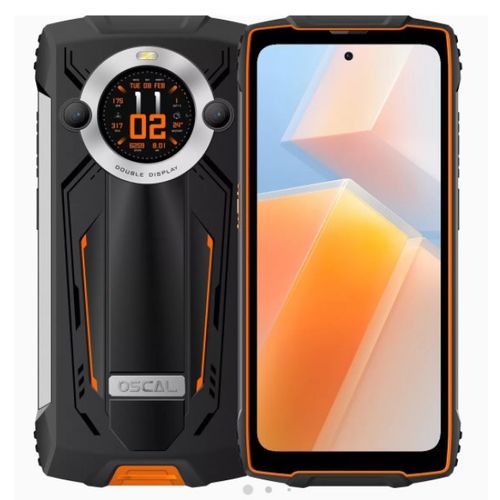 Oscal PILOT II Smart Rugged Mobilni telefon 6.5" OC, 8GB/256GB, 50MP, 8800mAh 45W Crni