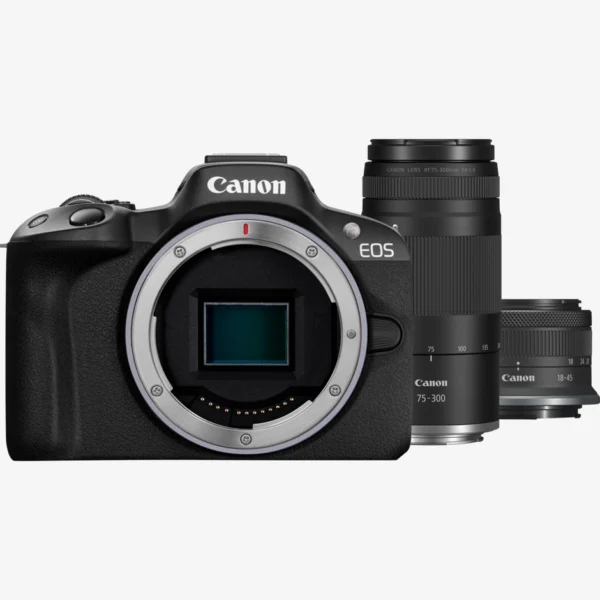Canon EOS R50 + 18-45mm + 75-300mm