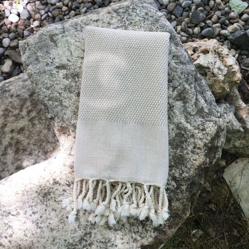 Retro - Bež Fouta (Plažni Peškir) 60 x 110 cm