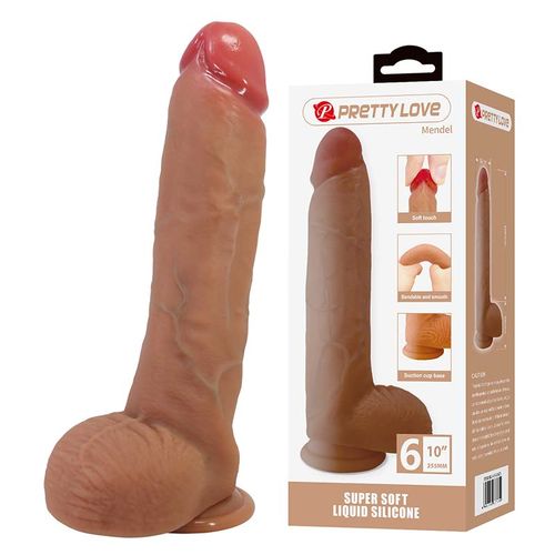 Silikonski Dildo 25cm Mendel