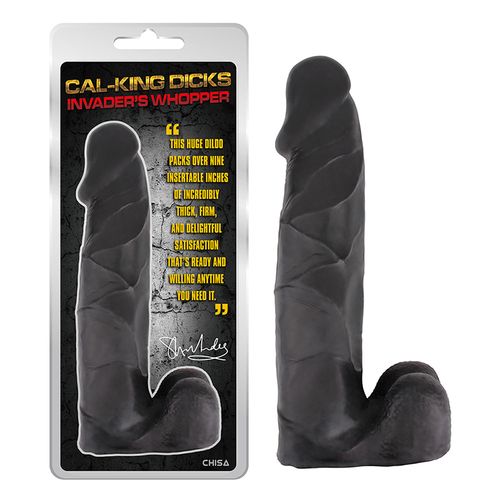 Veliki Crni Dildo 36cm Invaders Whopper