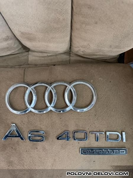 Audi A6 40 Tdi Oznake Na Gepeku - Model C8