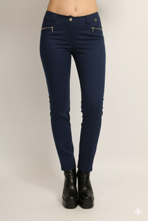 Pantalone Madam 25 tamno teget