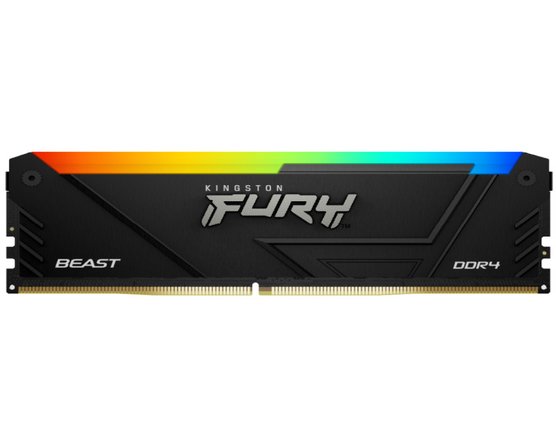 KINGSTON - DIMM DDR4 8GB 3600MT/s KF436C17BB2A/8 Fury Beast RGB Black