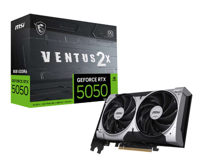 MSI - GeForce RTX 5050 8G VENTUS 2X OC grafička karta