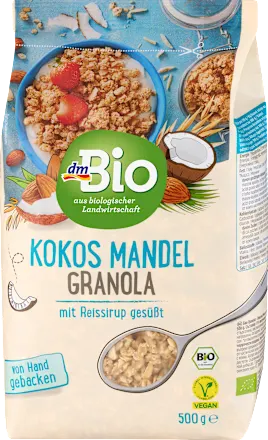 dmBio
Granola musli - kokos i badem, 500 g