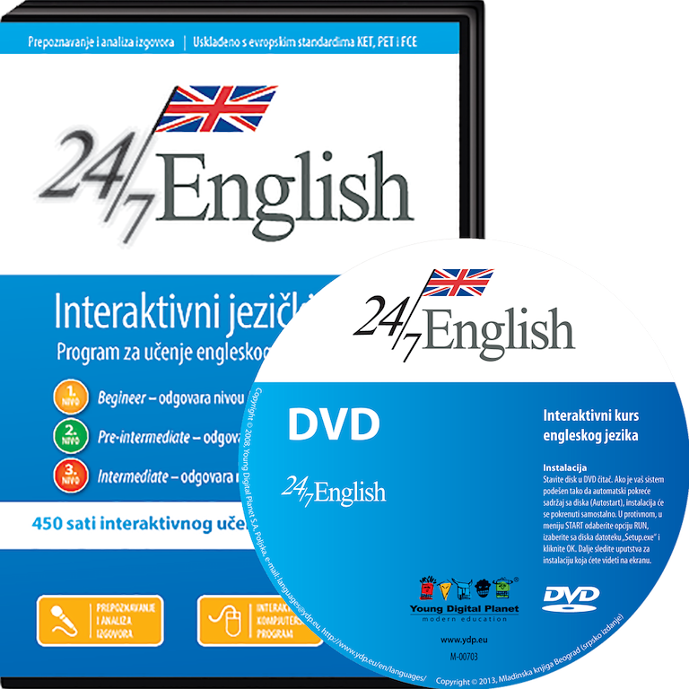 24/7 English DVD