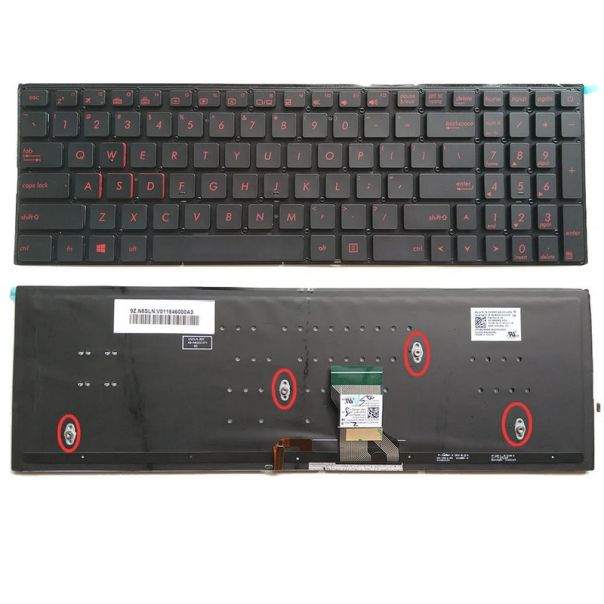 Tastature za laptop Asus FX502 FX502V FX502VD FX502VM FX502VM-AS73 veliki enter