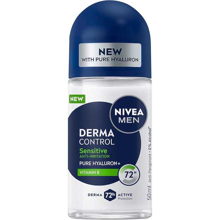 Deo roll-on men derma control sensitive 50ml nivea