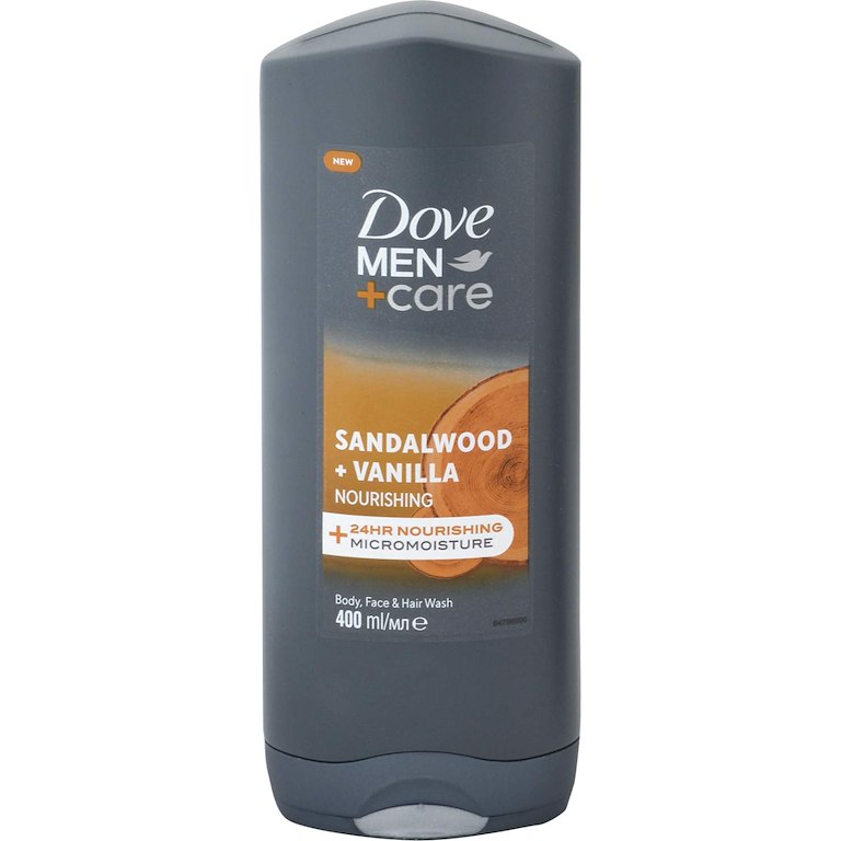 Dove gel tuš muški sandalwood 400ml dove