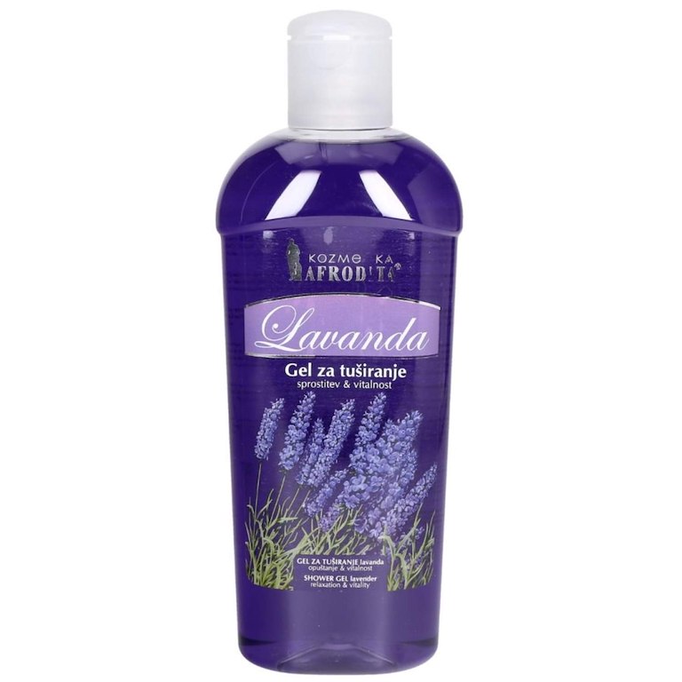 Afrodita gel tuš lavanda 1l afrodita