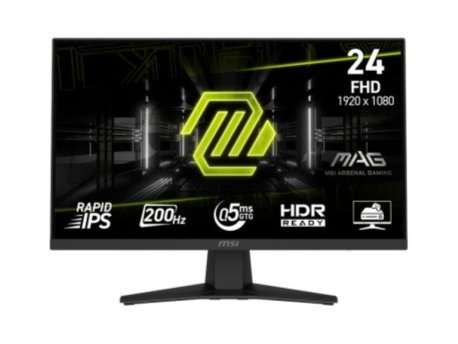 MSI MAG 244F FHD IPS 200Hz Gaming Monitor Adaptive Sync OUTLET