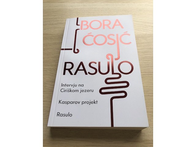 Bora Ćosić, Rasulo