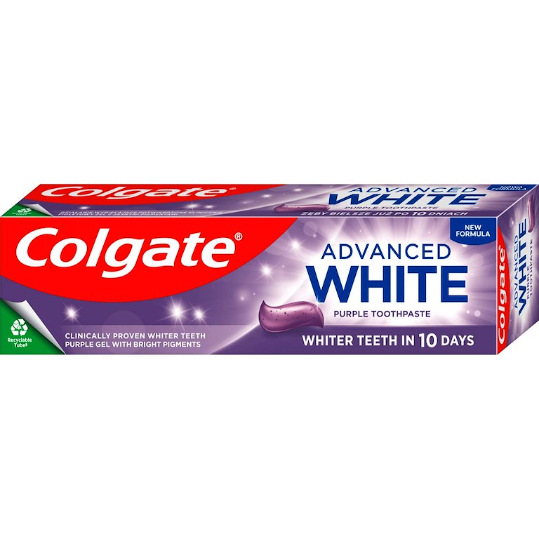 Colgate zp tp advanced white purple 75ml colgate