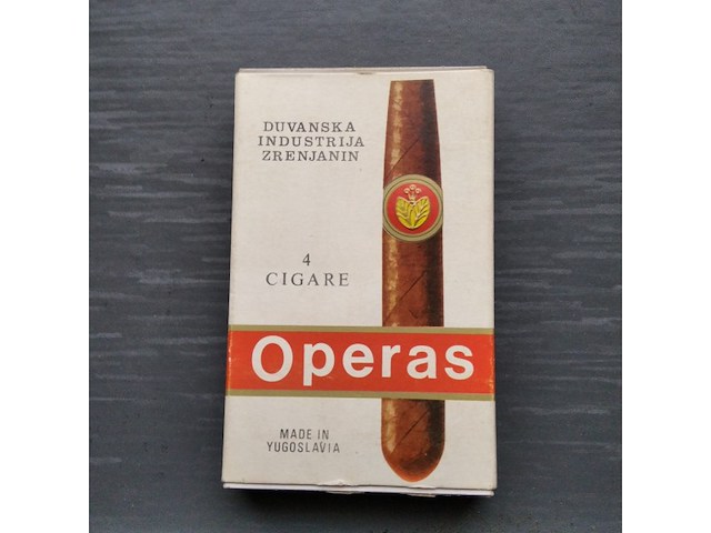Operas, prazna kutija od cigara