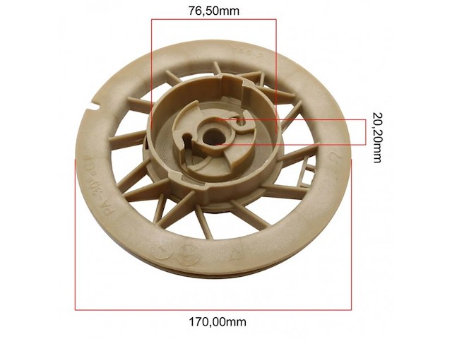 Kotur kanapa Honda GX 340