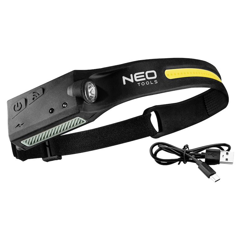 LED naglavna lampa 2 u 1 – NEO TOOLS 99-097