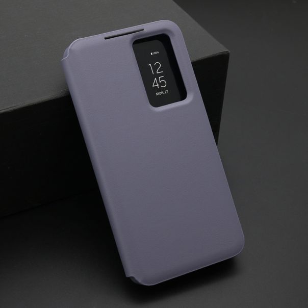 Maska BI FOLD Smart Window za Samsung S921B Galaxy S24 5G, ljubičasta